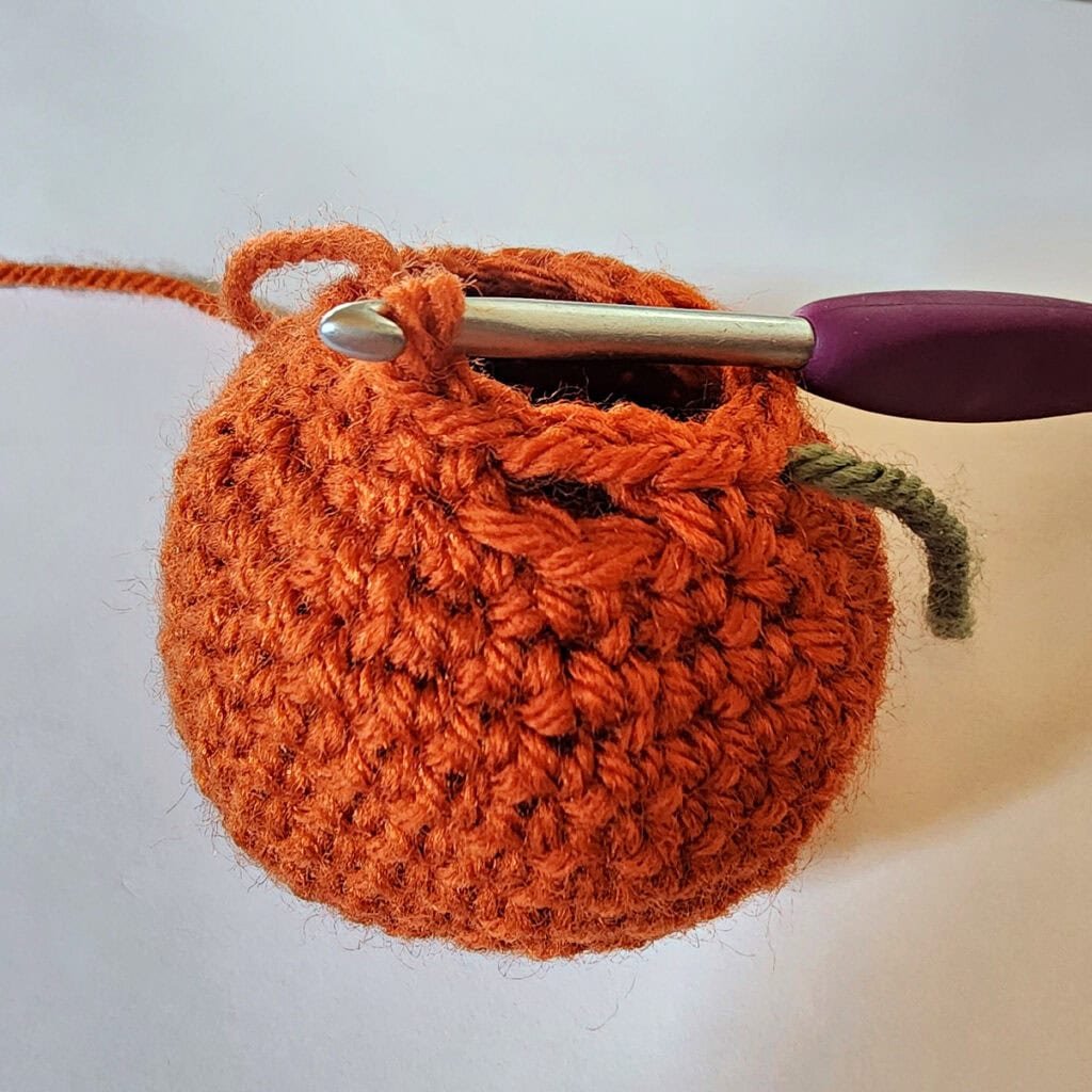 Pumpkin Crochet Vent Clip Air Freshener