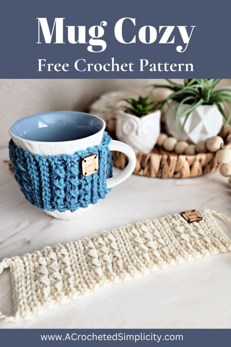 Crochet Mug Cozy - A Crocheted Simplicity