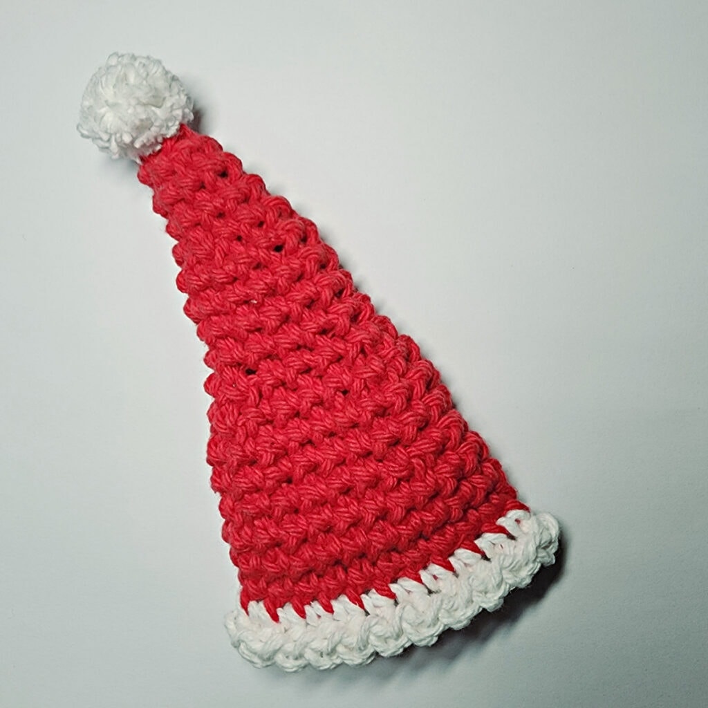 Crochet Santa Candy Cane Holder