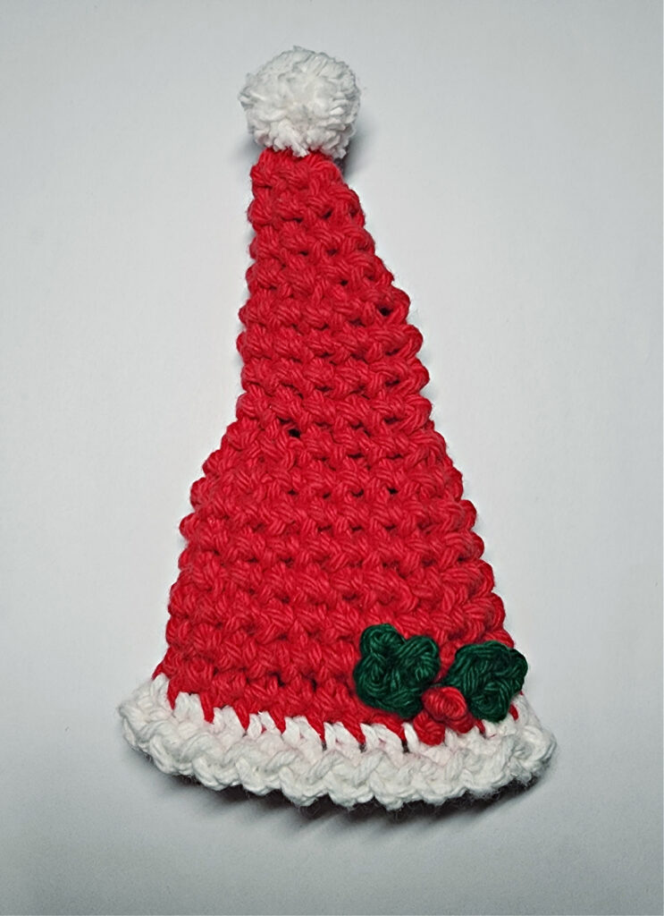 Crochet Santa Candy Cane Holder