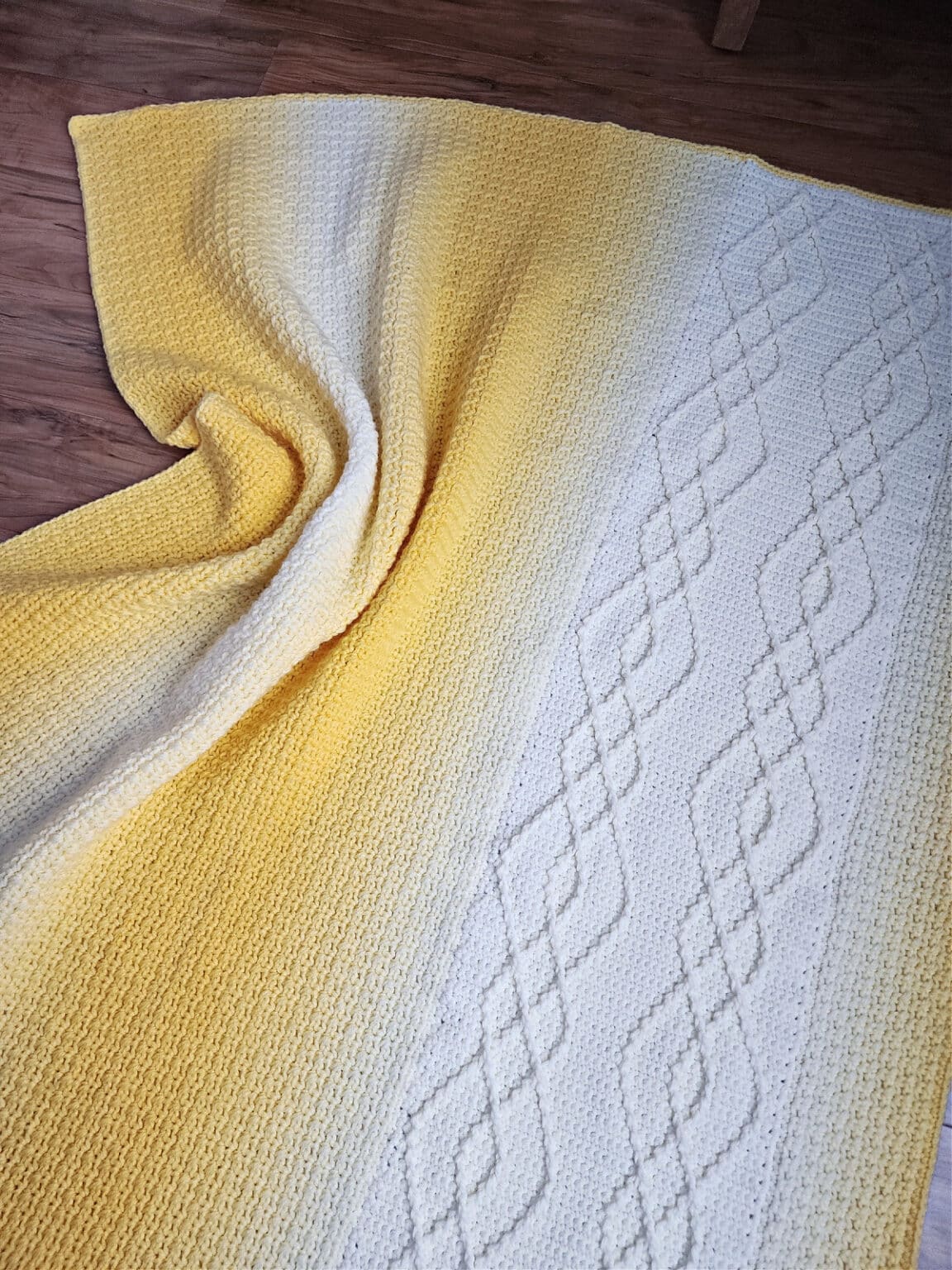 Aelia Cable Crochet Blanket - A Crocheted Simplicity