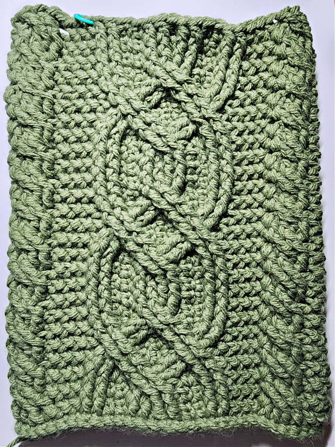 Cable Crochet Christmas Stocking Pattern - A Crocheted Simplicity