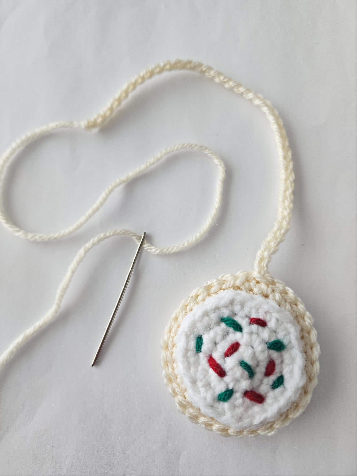 Crochet Christmas Cookie Ornaments