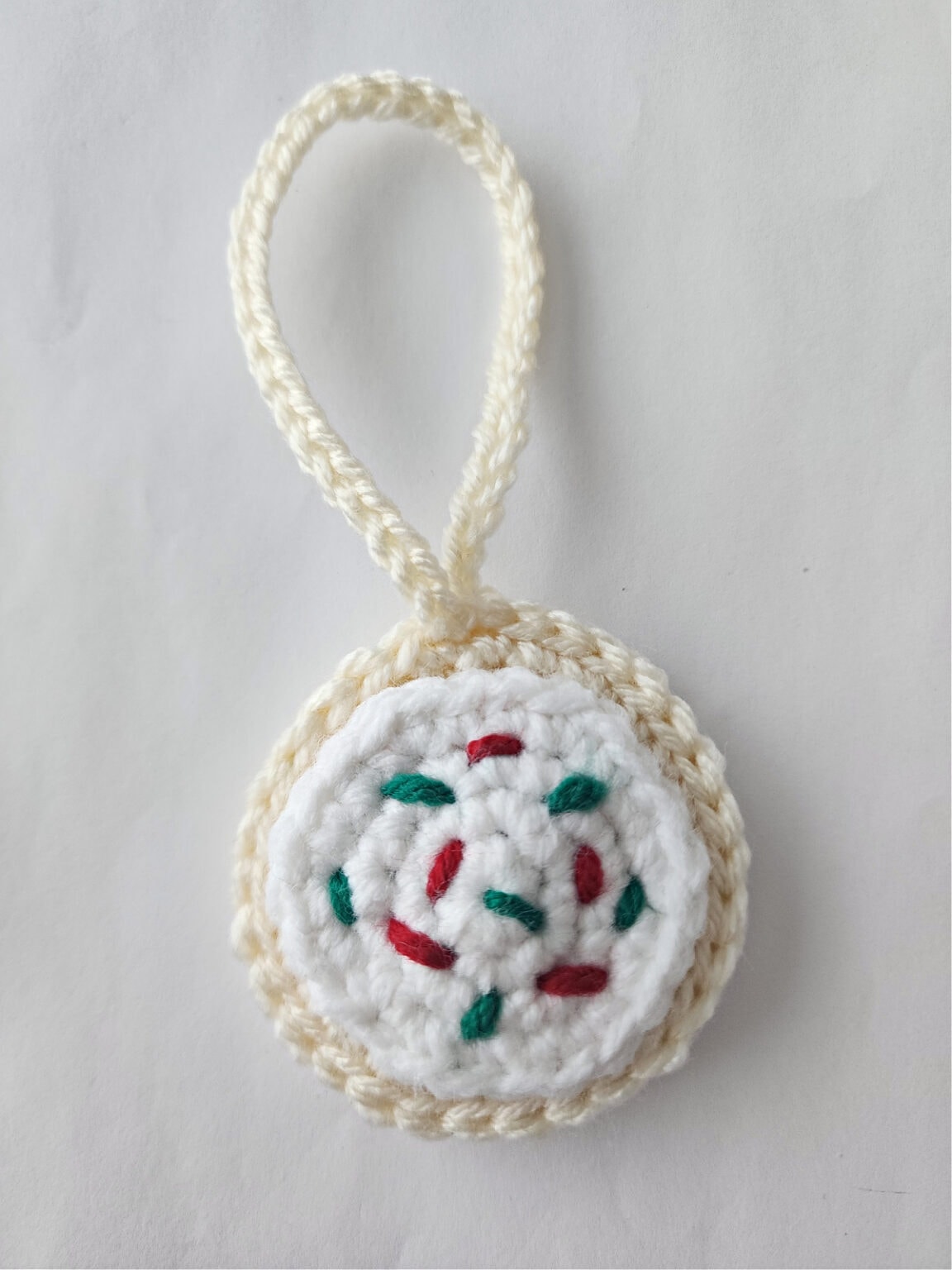 Crochet Christmas Cookie Ornaments