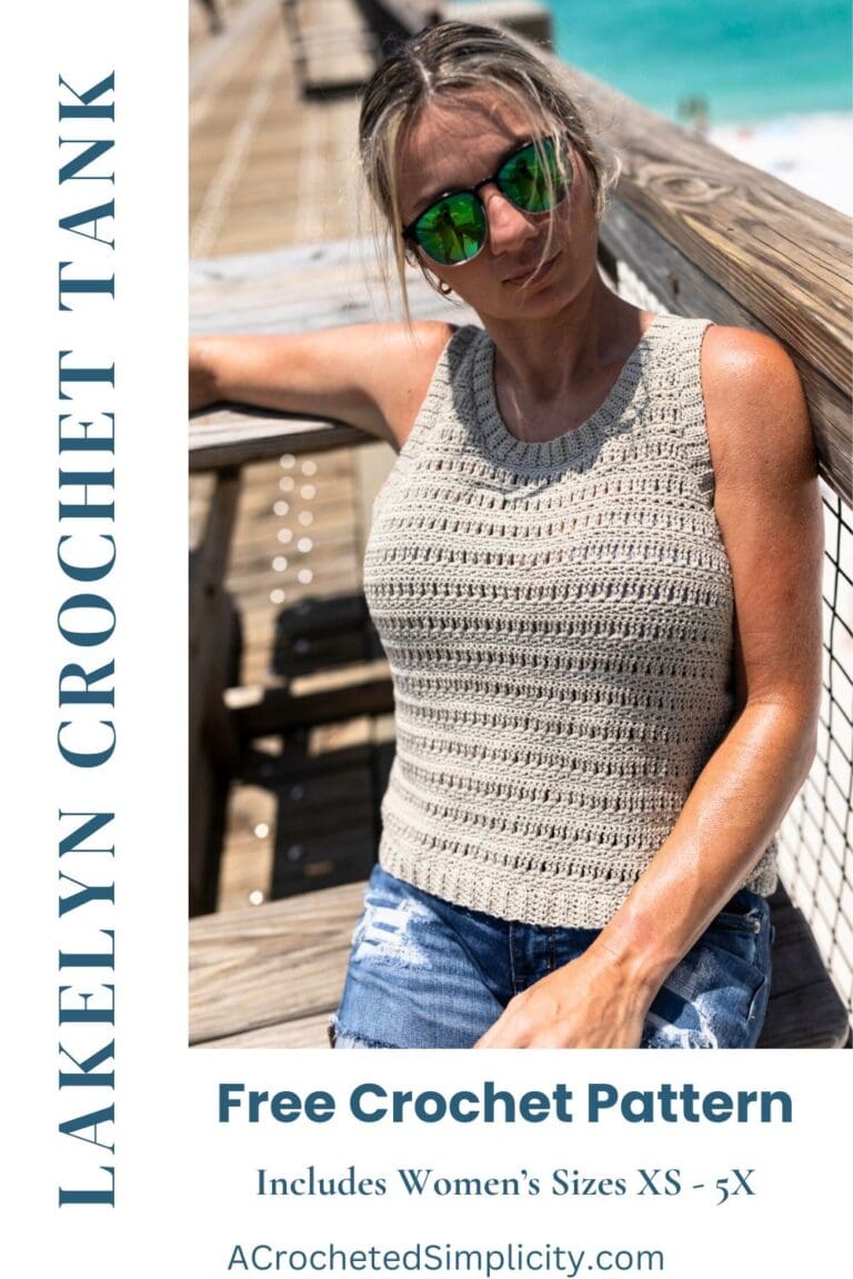 Lakelyn Crochet Tank - A Crocheted Simplicity