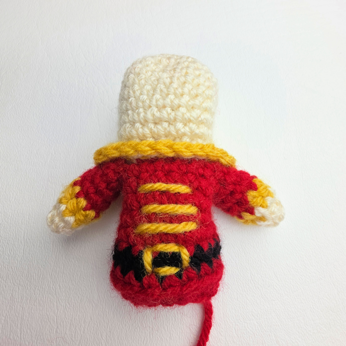 Crochet Nutcracker Jingle Bell Ornament - A Crocheted Simplicity