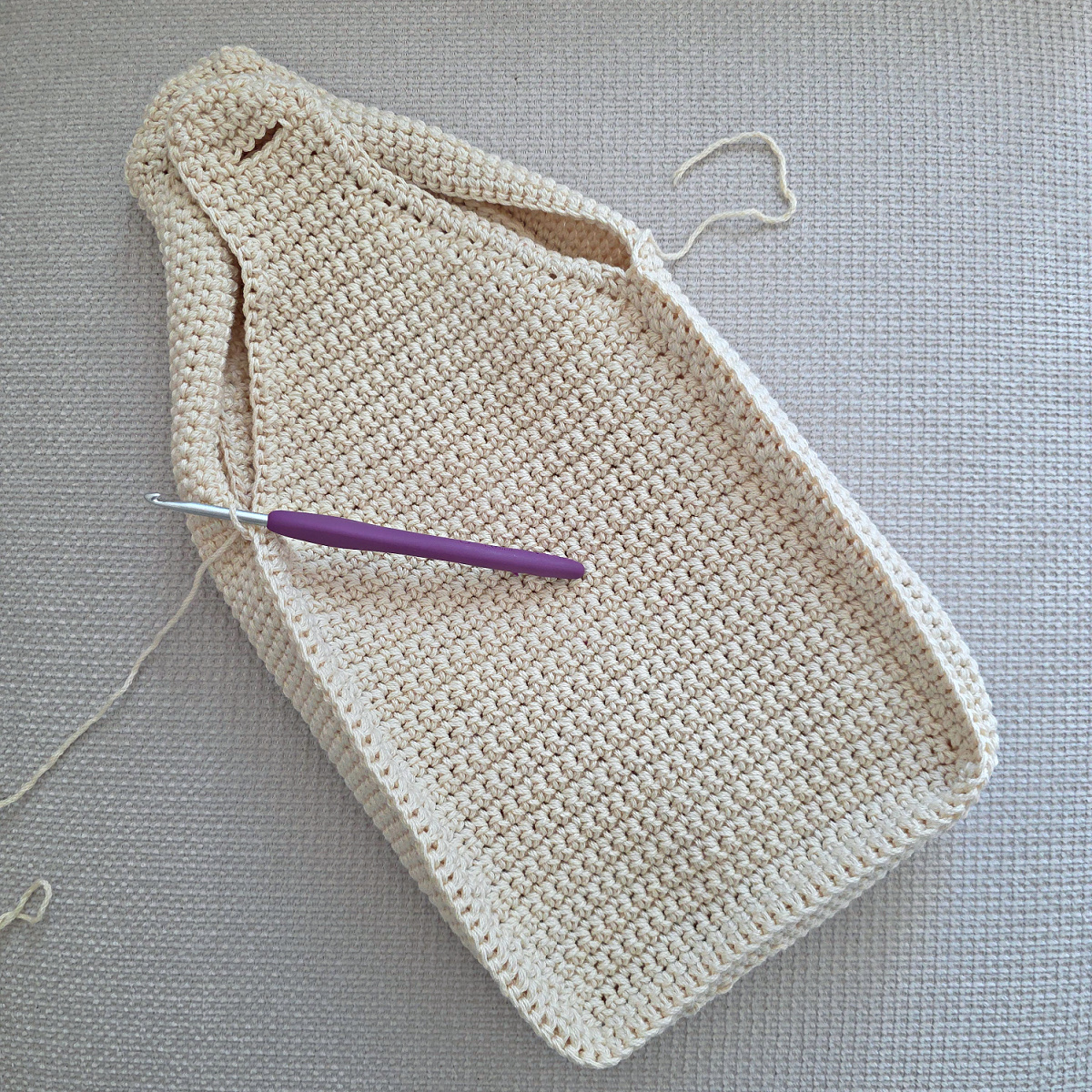 Boho Crochet Sling Bag - A Crocheted Simplicity