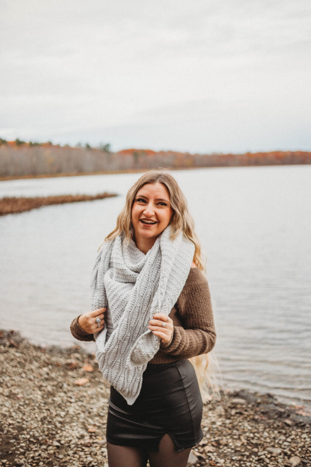 Maija Crochet Triangular Shawl - A Crocheted Simplicity